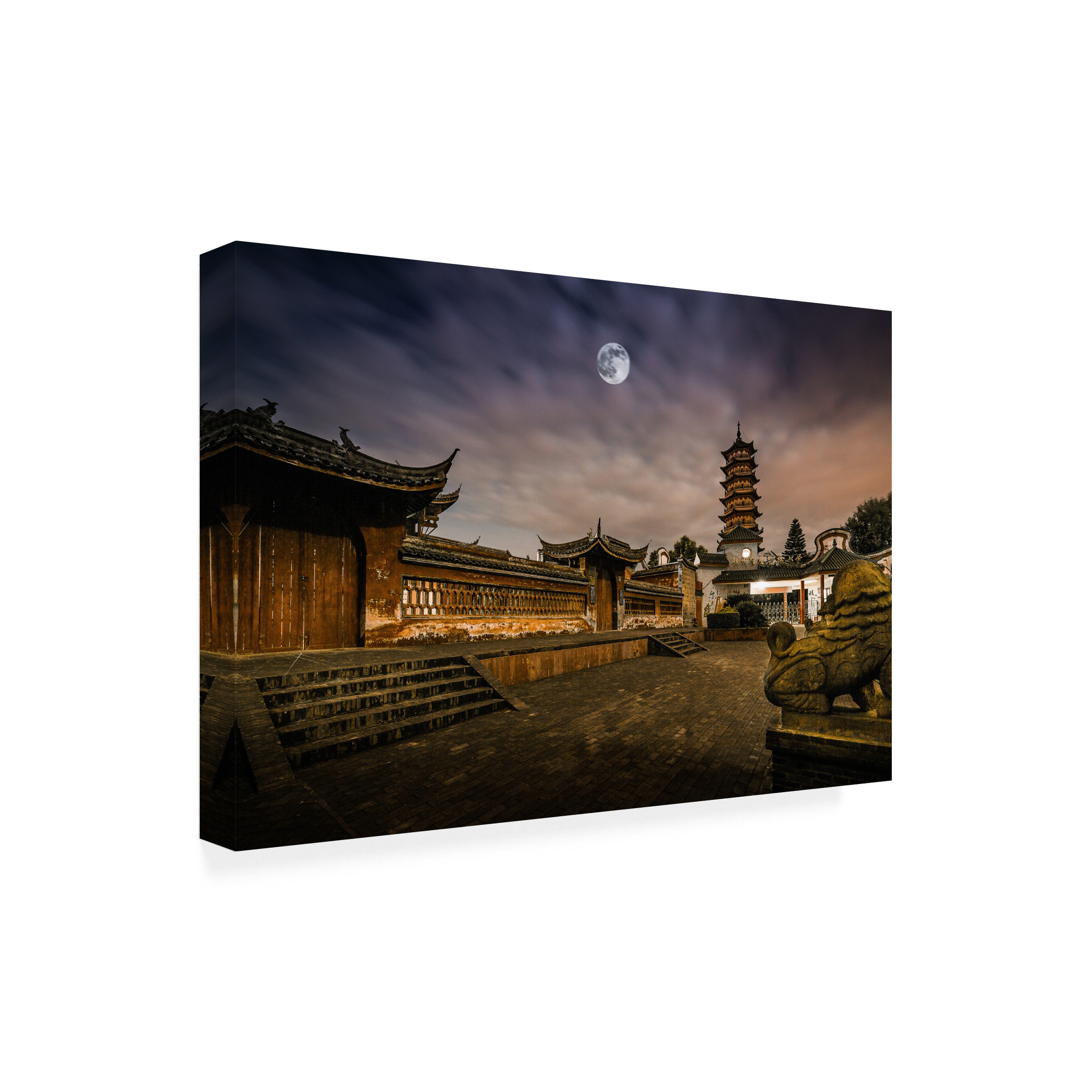 Ebern Designs Bolog Qiye Ganzhou Confucioustemple Canvas Art | Wayfair