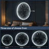Orren Ellis Dimmable Moon Wall Lights With Remote Control Plug-In ...