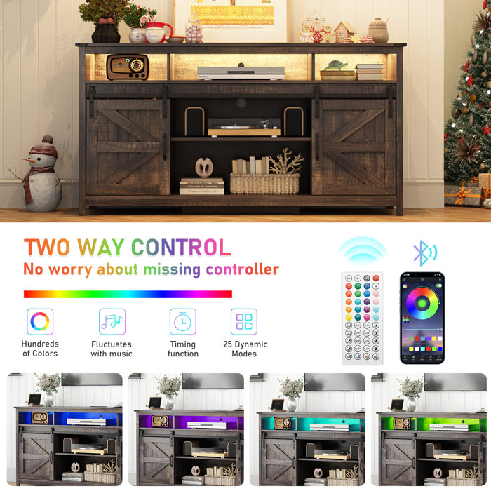 Gracie Oaks Radley 61.5'' Media Console & Reviews | Wayfair