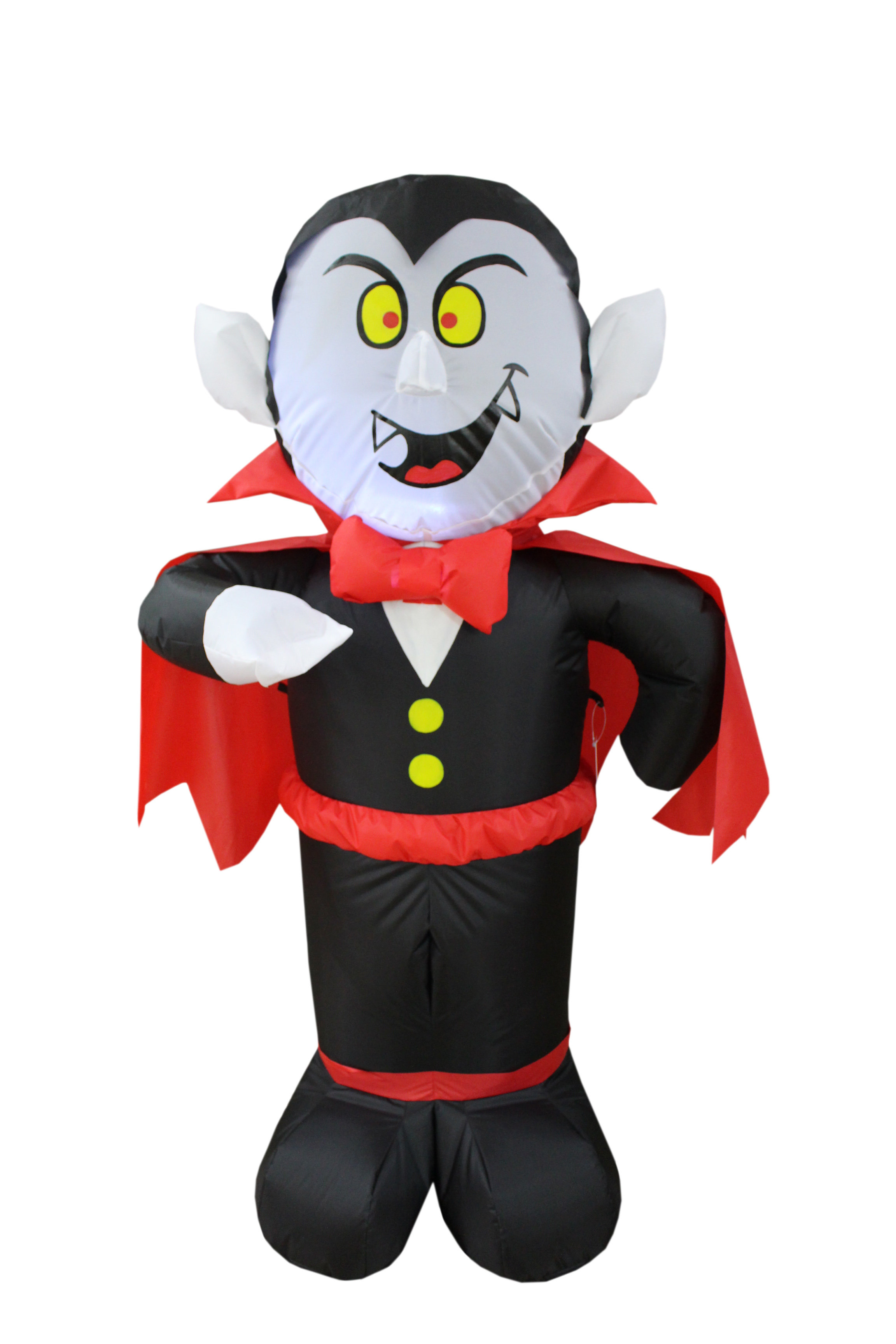 The Holiday Aisle® 4 Foot Tall Lighted Happy Halloween Inflatable ...