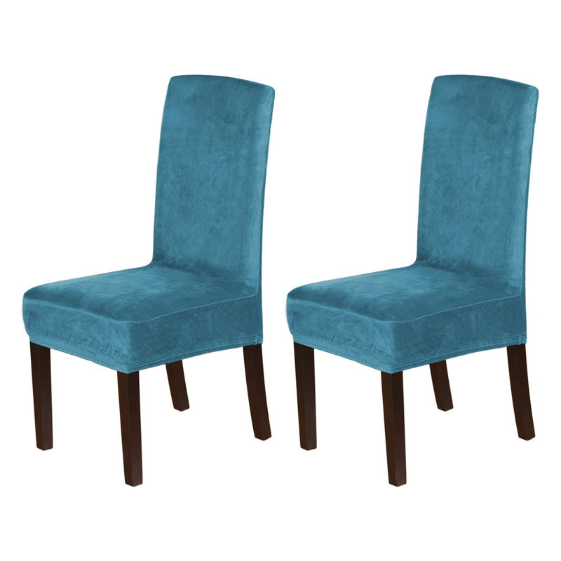 Latitude Run® Box Design Dining Chair Slipcover & Reviews | Wayfair