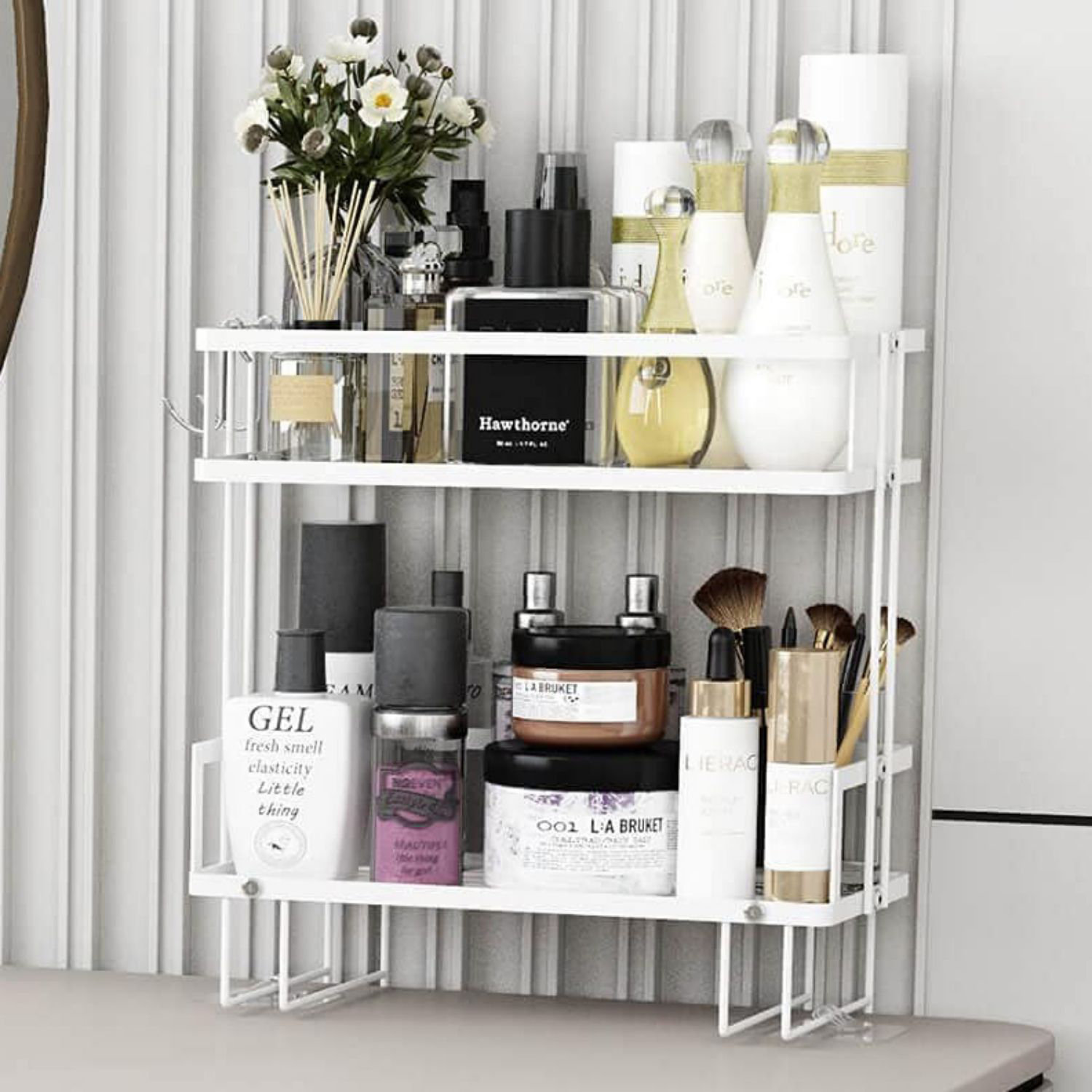 Rebrilliant Marnique Steel Freestanding Bathroom Shelves | Wayfair