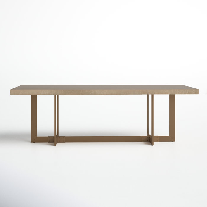 Joss & Main Borne Metal Base Dining Table & Reviews | Wayfair