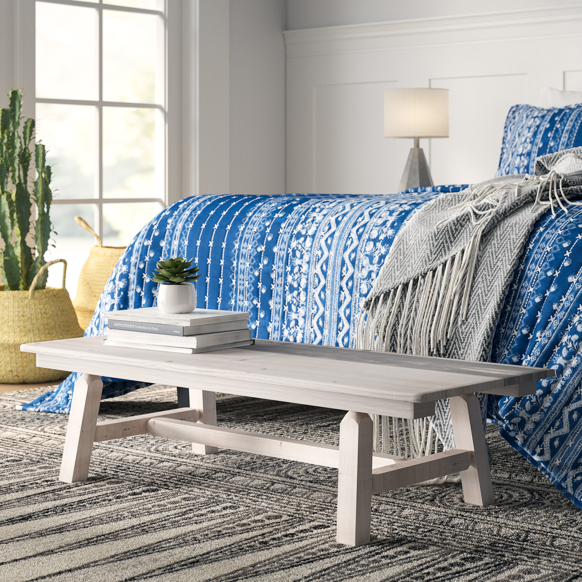 Loon Peak® Homestead Collection Lodge Pole Pine Bench | Wayfair