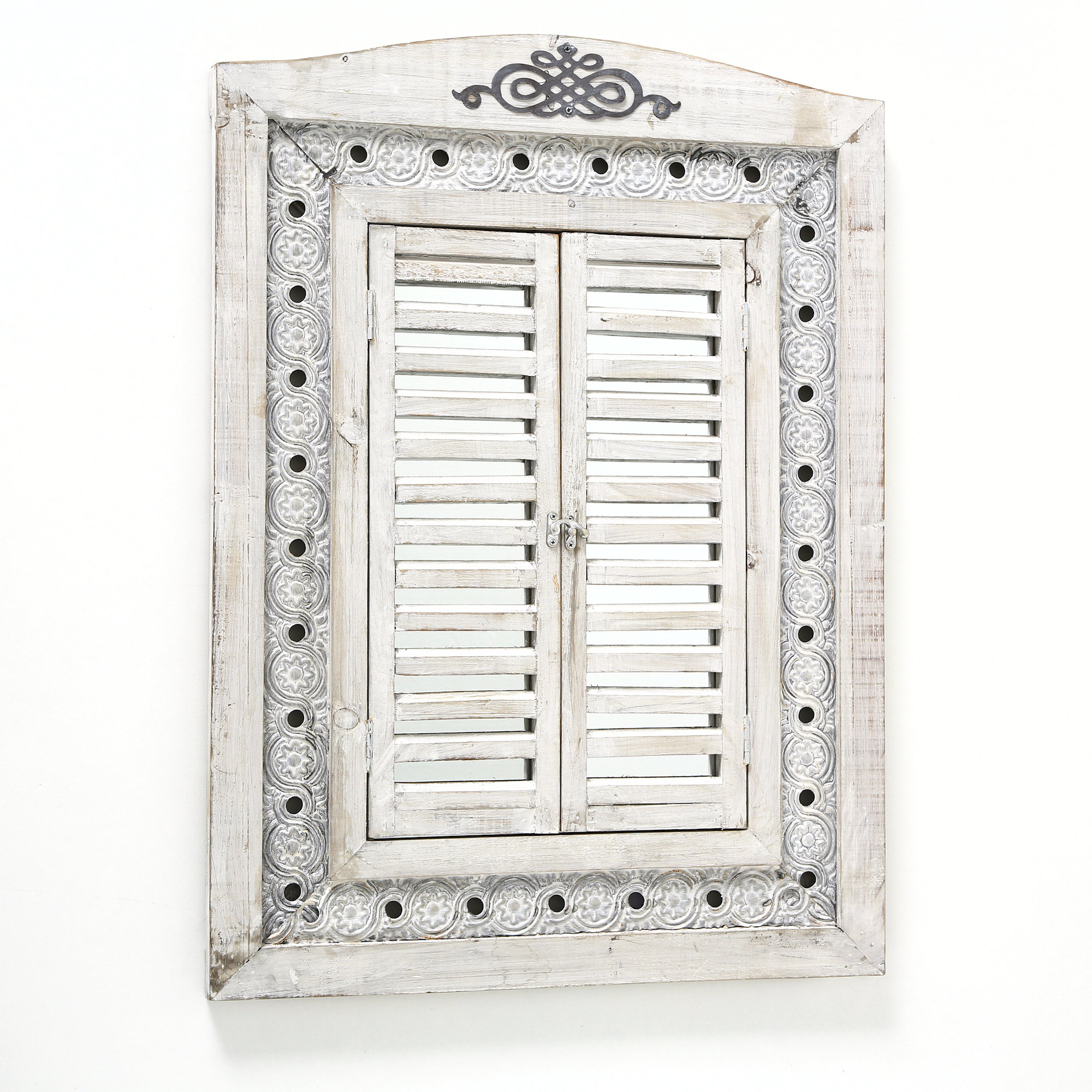 Bungalow Rose Shutter Wall Mirror & Reviews | Wayfair