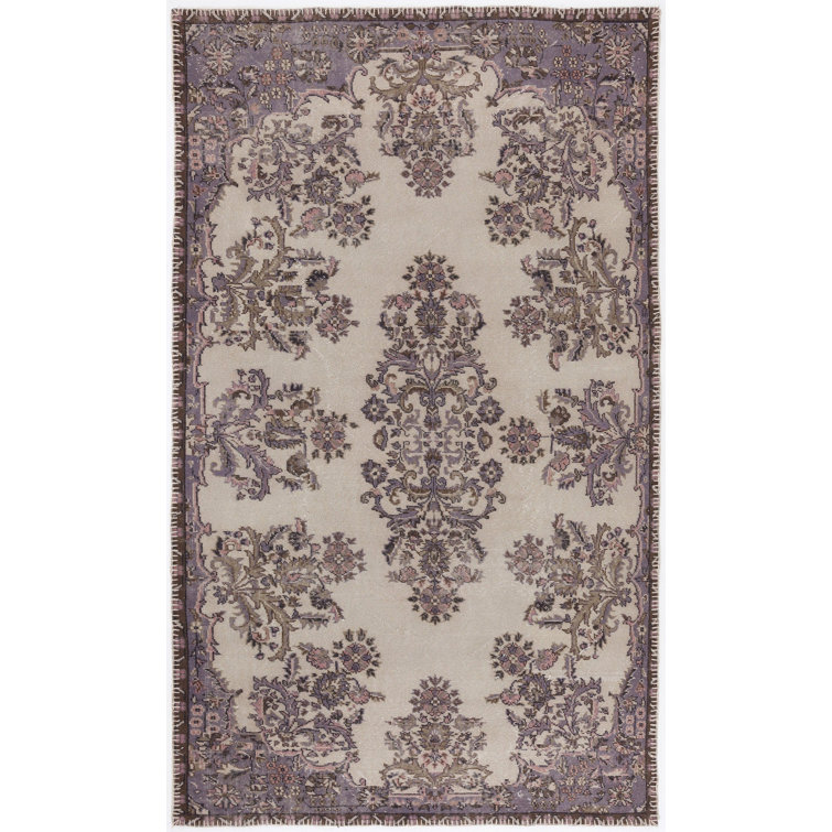 Rosalind Wheeler Square Dorina Hand Knotted Area Rug | Wayfair.co.uk