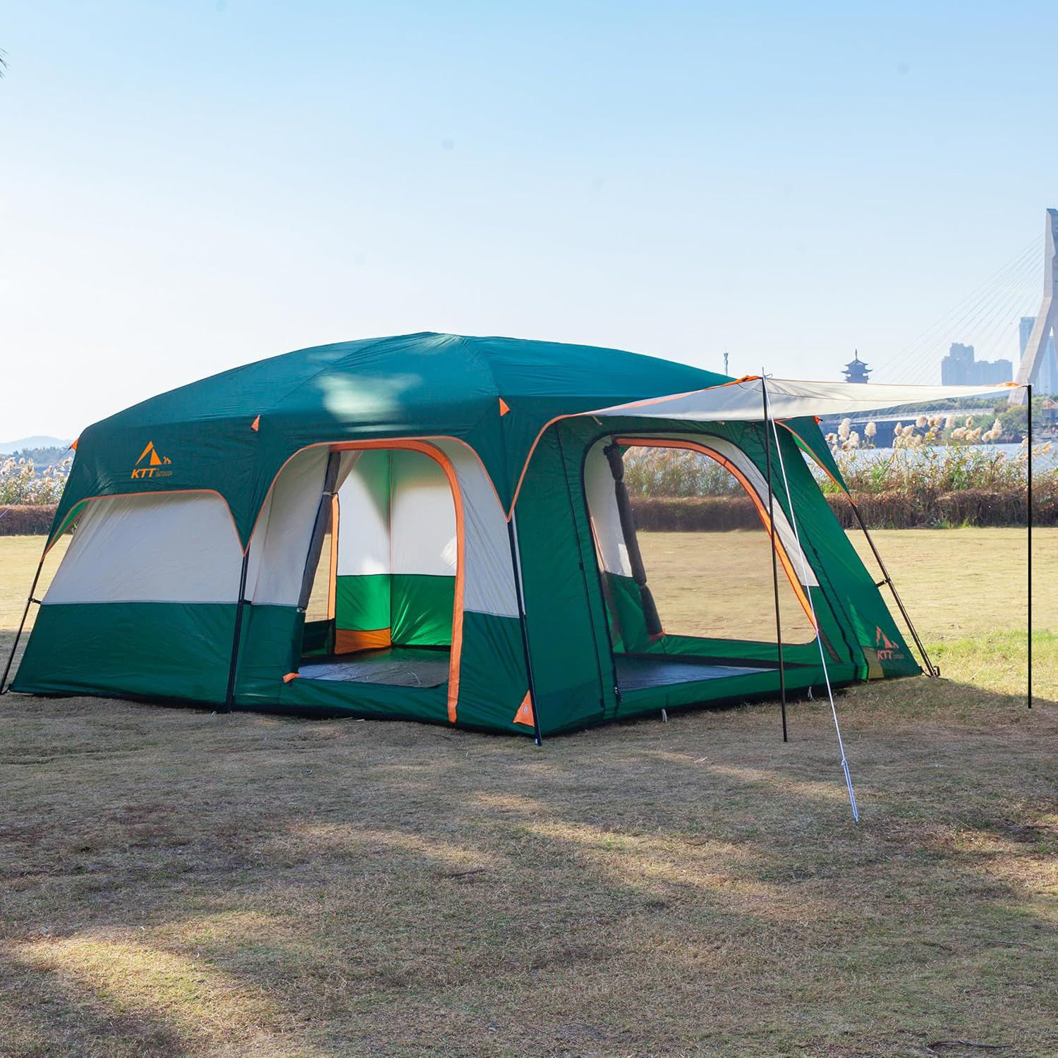 Roundhill Furniture Extra large tent 10-12-14 persons (B type), family ...