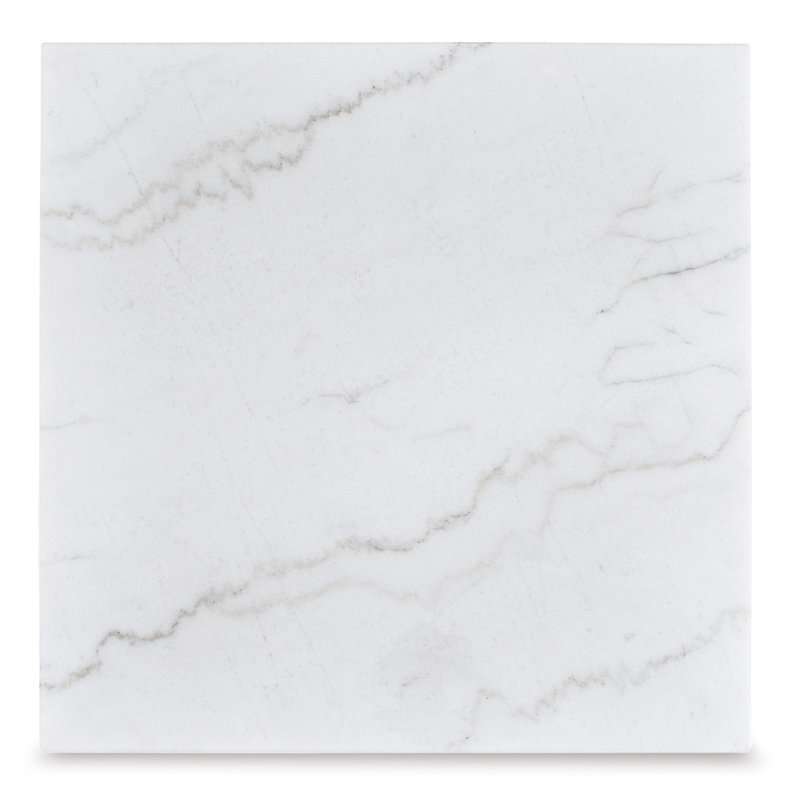 Gracie Oaks Tessel Marble End Table & Reviews | Wayfair