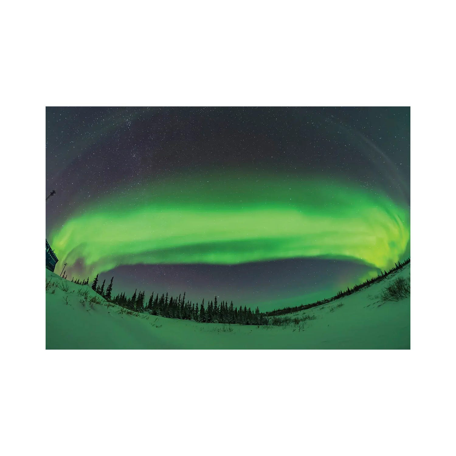 East Urban Home The Arc Of The Auroral Oval Across The Northern Sky, In ...