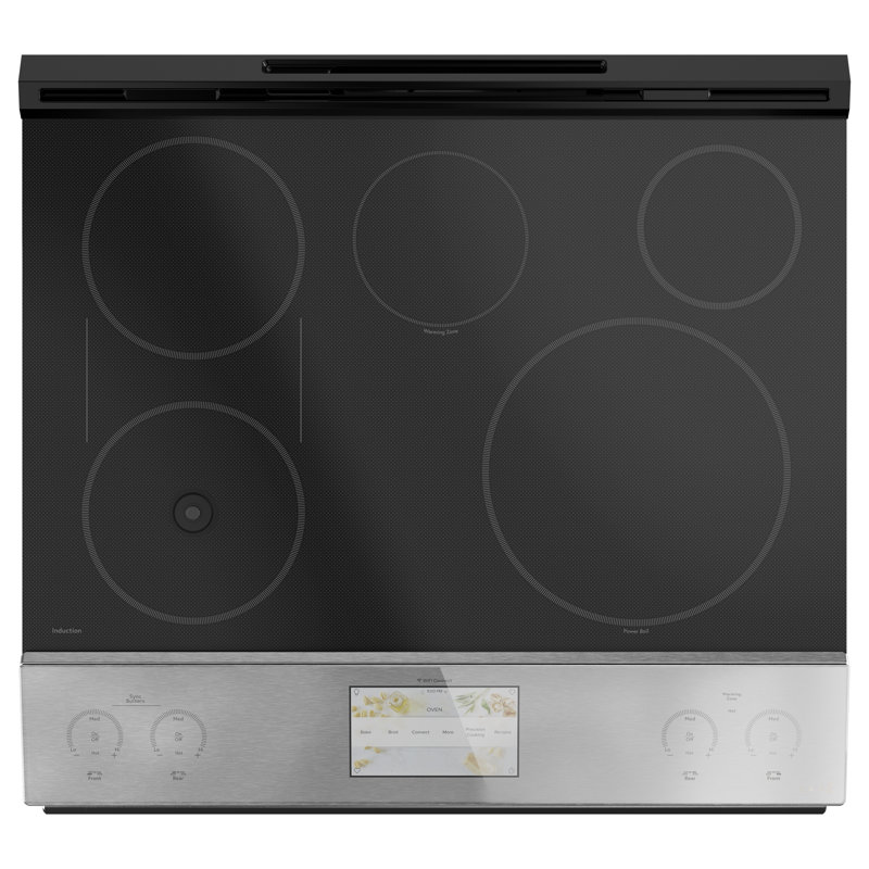 Café 30" 5.3 cu. ft. Smart Slide-in Electric Range with Convection ...