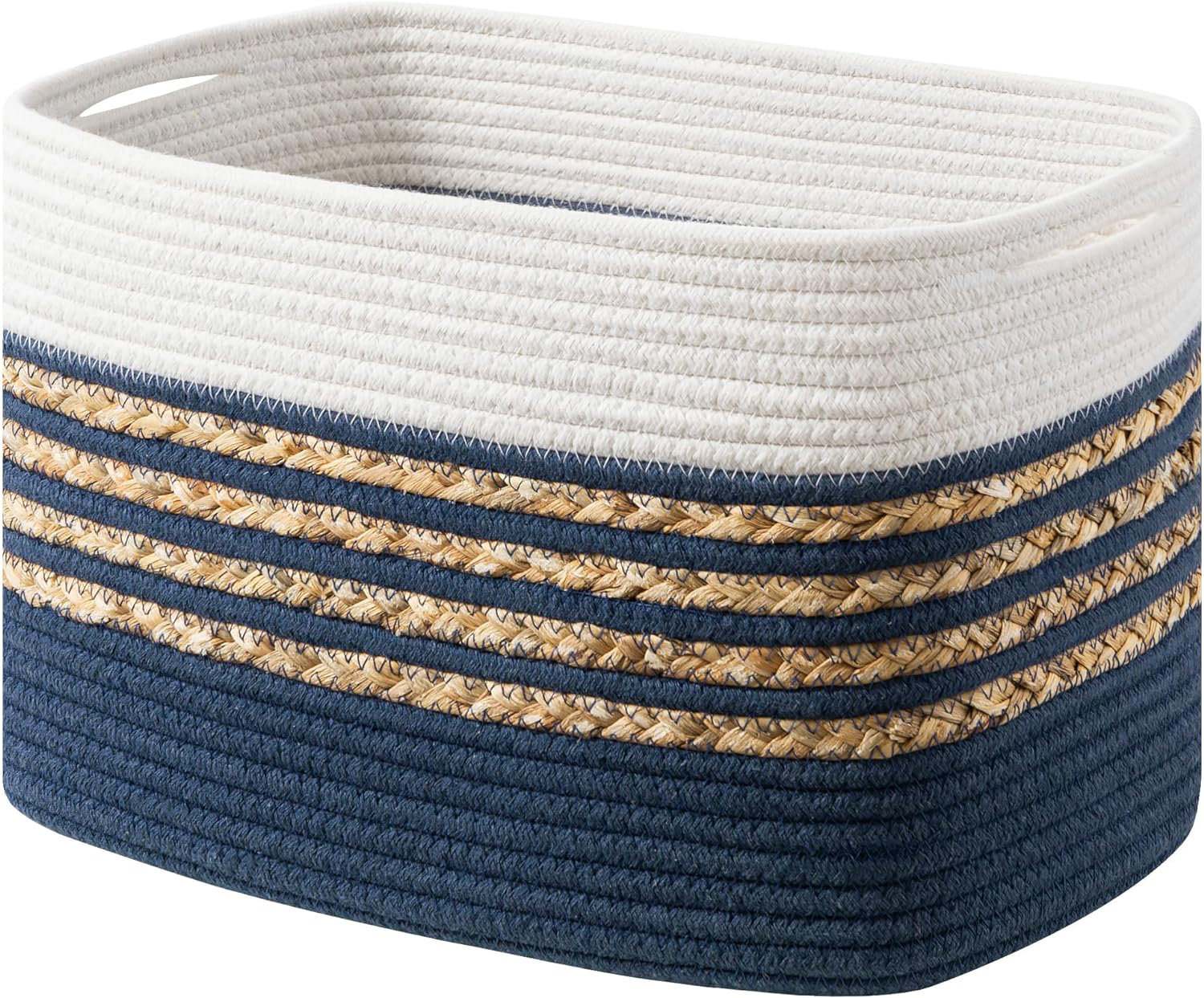 Rosecliff Heights Rectangle Woven Storage Basket | Wayfair