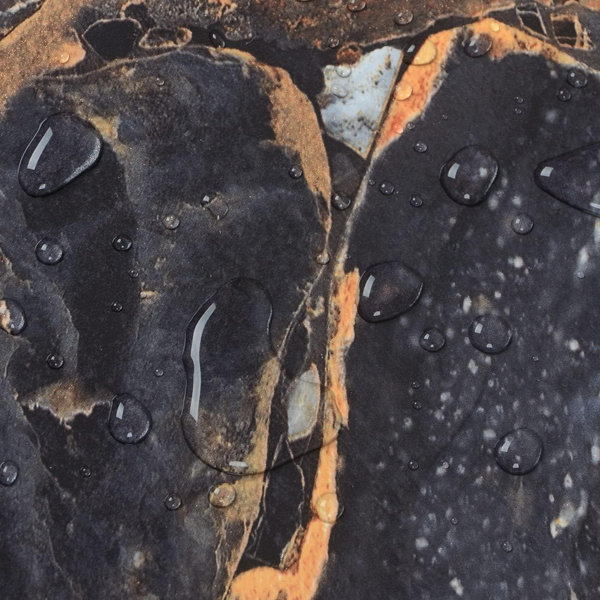 Ivy Bronx Black And Blue Marble Contact Paper With Gold Stripes, Glossy ...