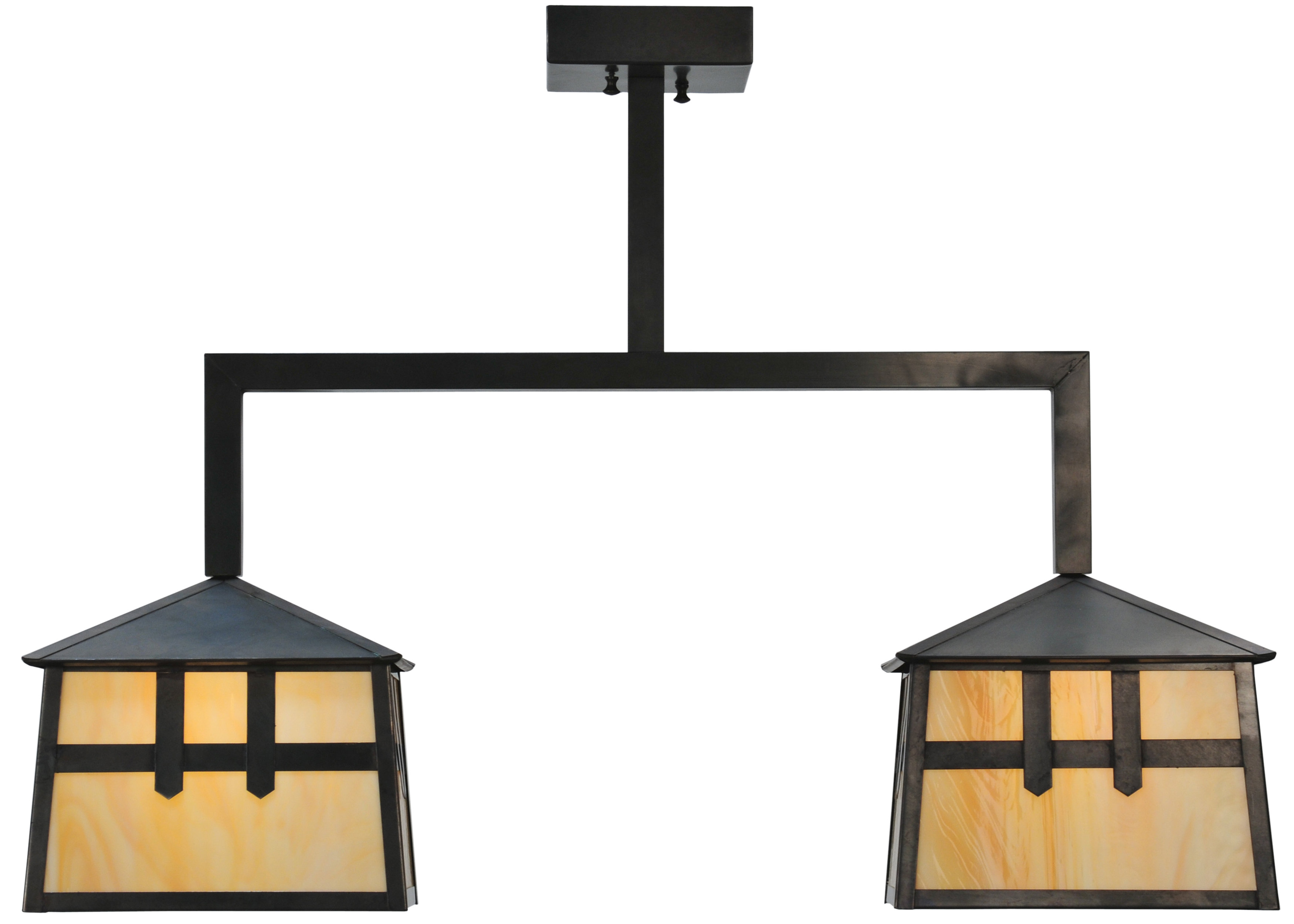 Meyda Lighting Stillwater Cross Mission 2 - Light Kitchen Island Linear ...