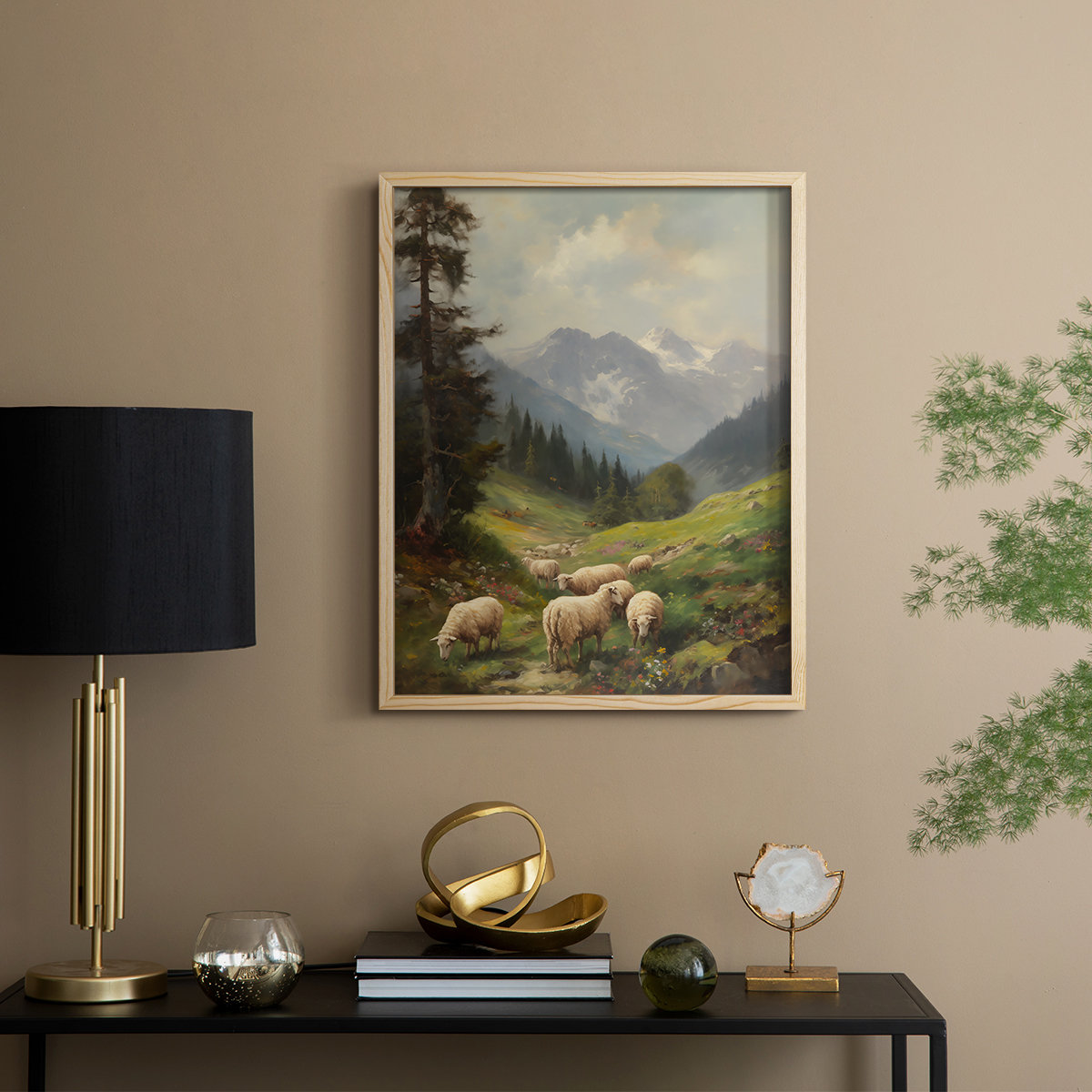 August Grove® ANIMALS Series CCCVII Framed Print - Solid Wood | Wayfair
