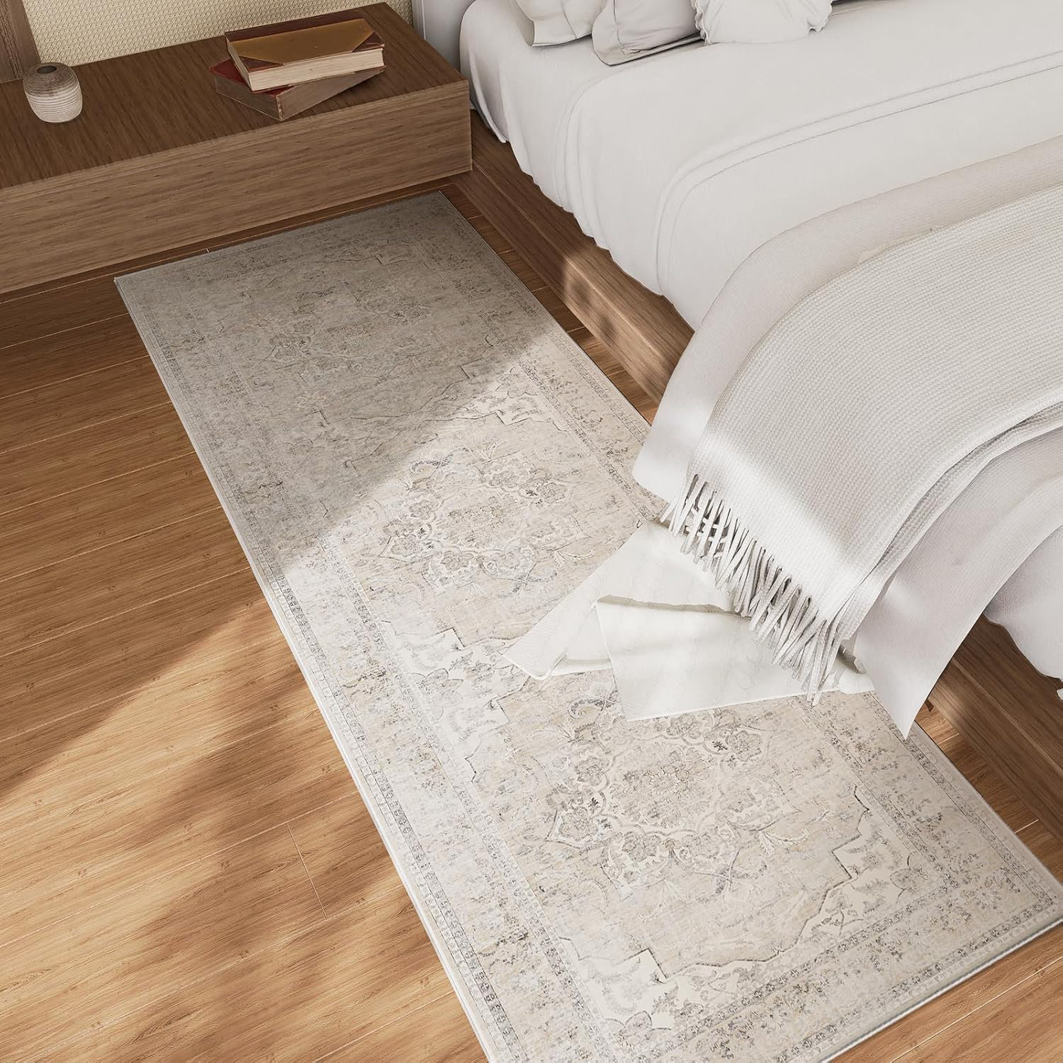 BONLOD Washable Kitchen Rugs Non Slip 2'X6' Hallway Runner Rug Stain ...