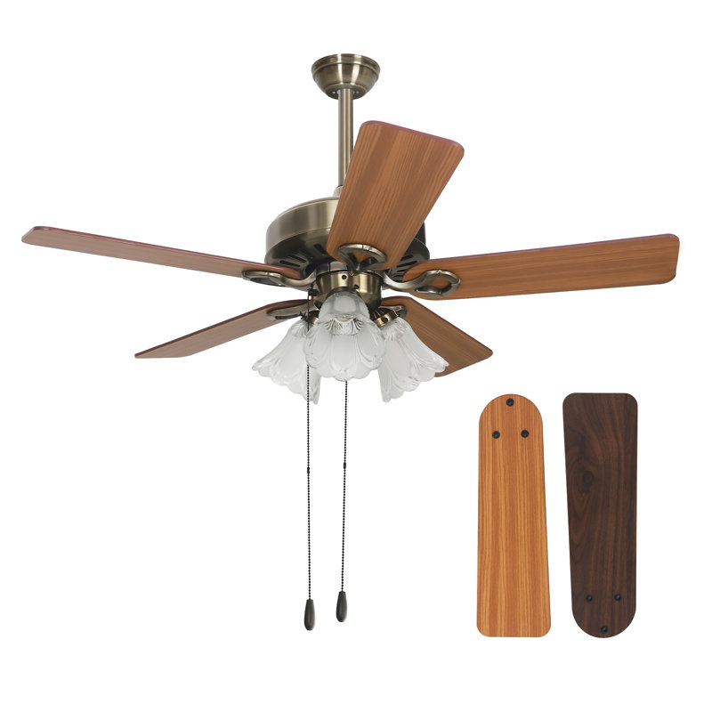 Winston Porter 42 Inch Classical Ceiling Fans With Lights | Wayfair