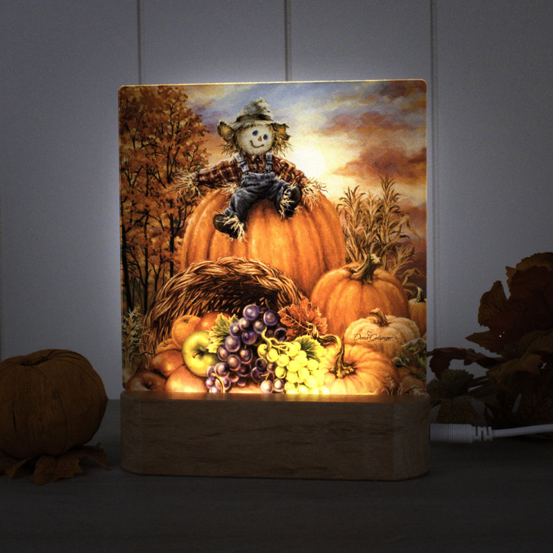 Glow Decor Harvest Cornucopia Night Light | Wayfair