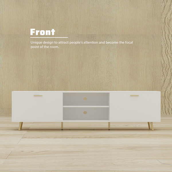 Willa Arlo™ Interiors Krausgrill 2-Door TV Stand For Tvs Up To 65 ...