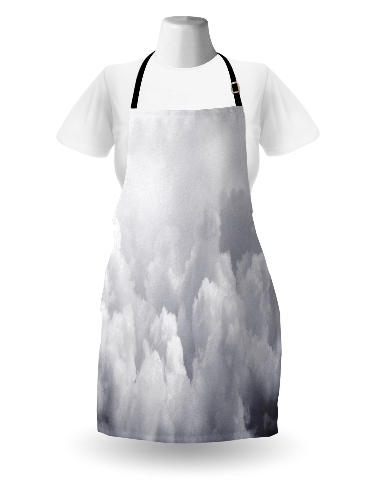 East Urban Home Grey Apron Unisex Dark Clouds Moody Sky Adult Size Grey ...