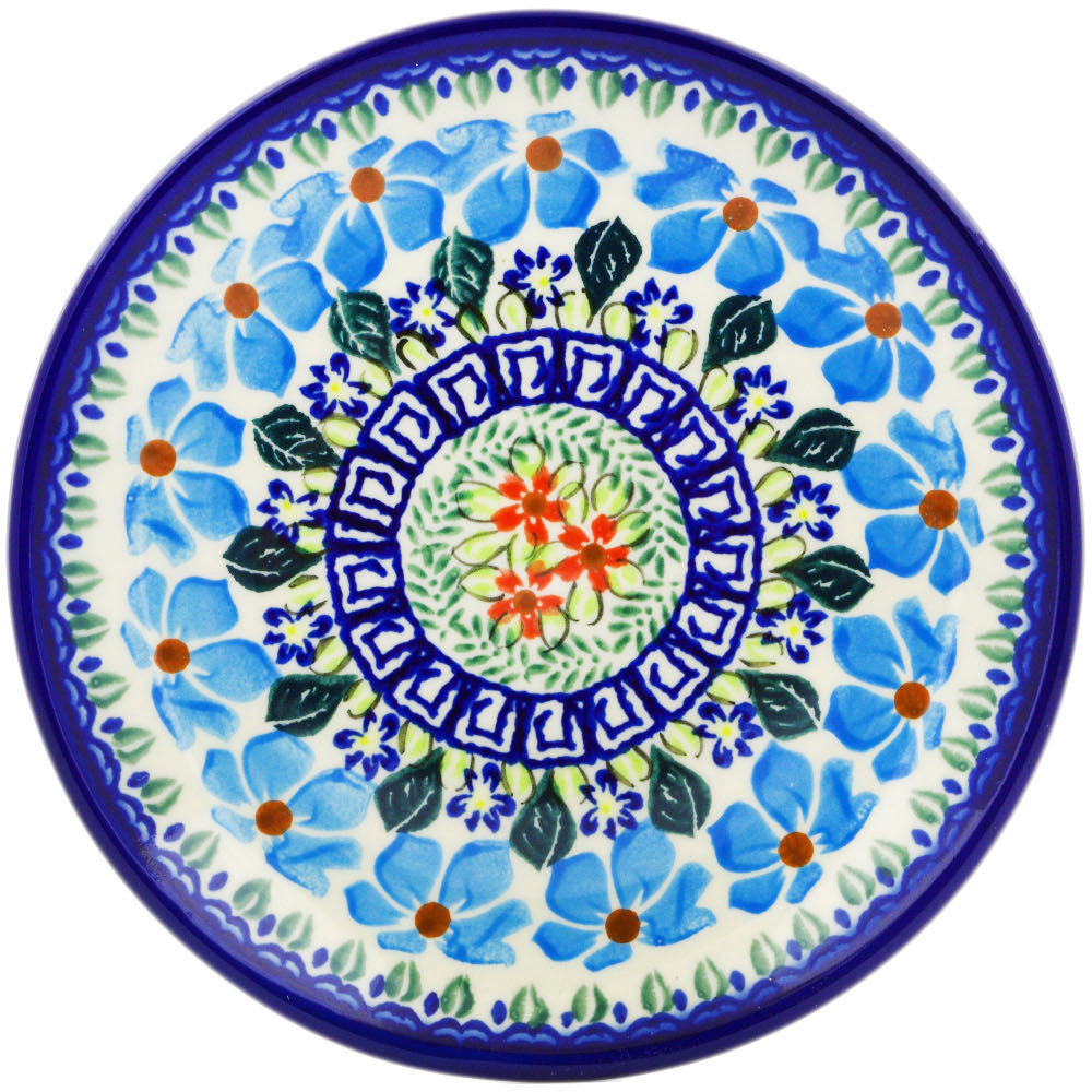 Winston Porter Polish Pottery Plate 7-Inch Made By Ceramika Bona (Pansy ...