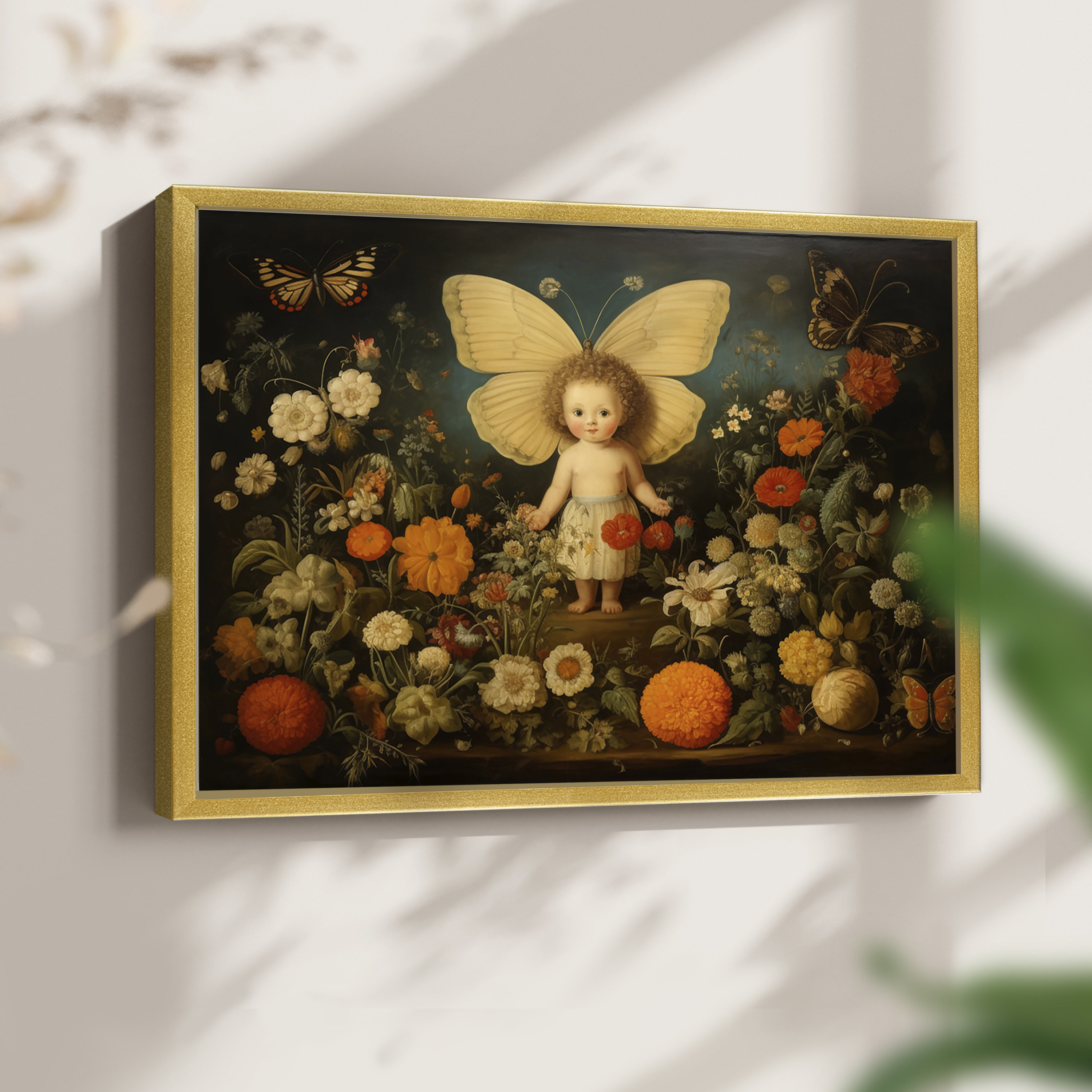 Charlton Home® Angels From Above-LVII -Framed Print - Restickable | Wayfair