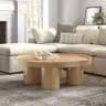 Joss & Main Taz Solid Wood 3 Legs Coffee Table | Wayfair