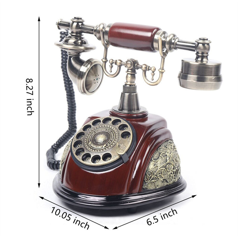 YYBSH Antique Style Handset Telephone & Reviews | Wayfair