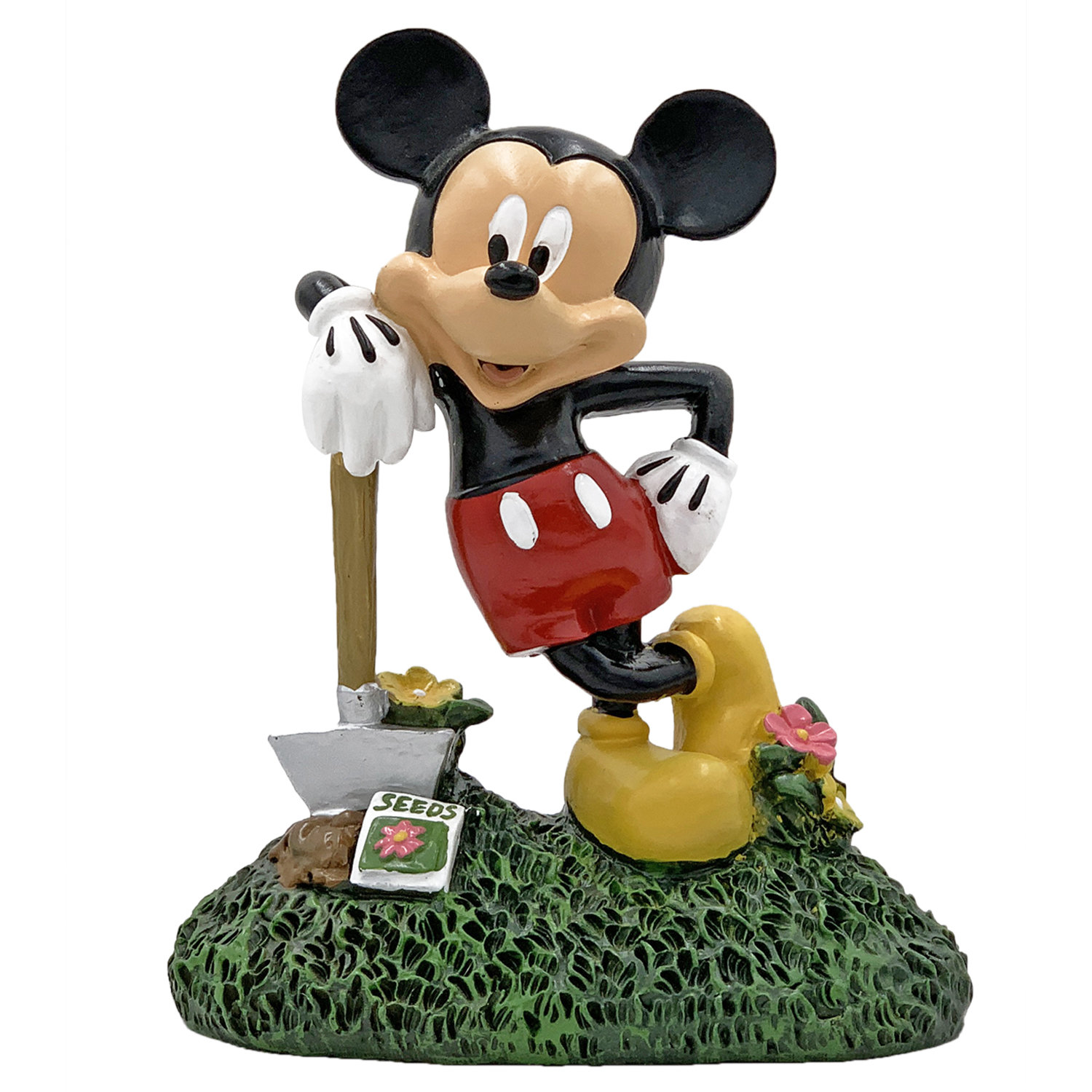 Back Yard Glory Disney Mickey Mouse with Shovel Garden Statue | Wayfair