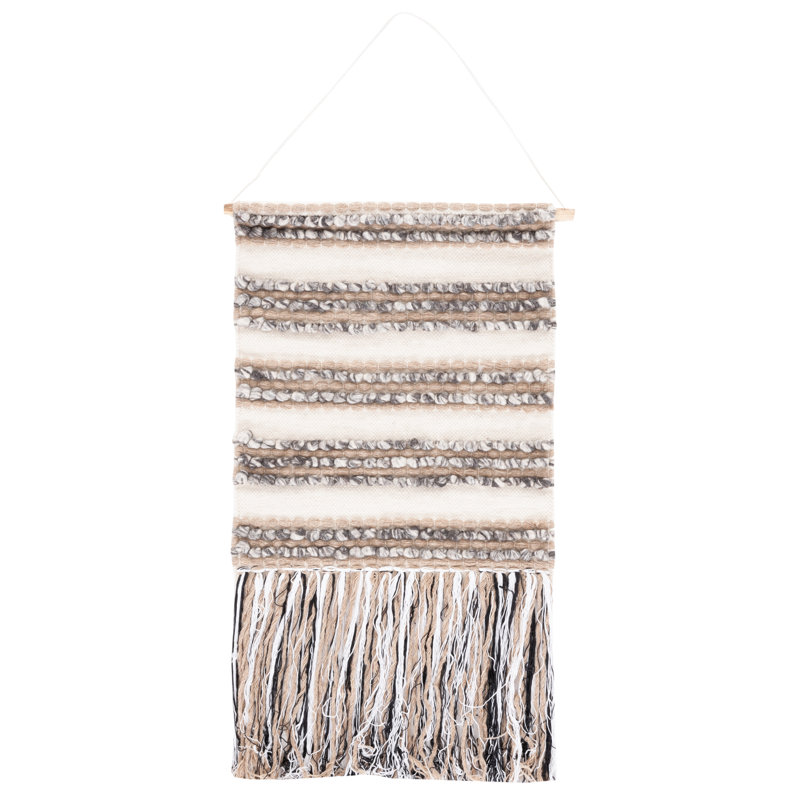 Gracie Oaks Wool Wall Hanging with Hanging Accessories Included | Wayfair