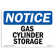 SignMission Gas Cylinder Storage Sign | Wayfair