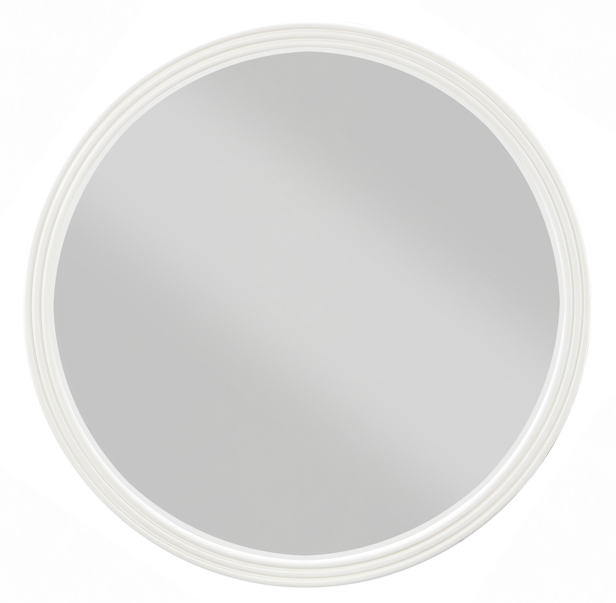 Red Barrel Studio® Carena Gray Round Mirror | Wayfair