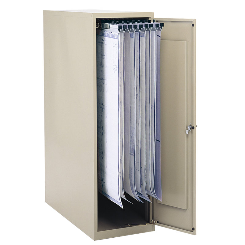 Safco Products Company Enclosed Vertical File Filing Cabinet | Wayfair