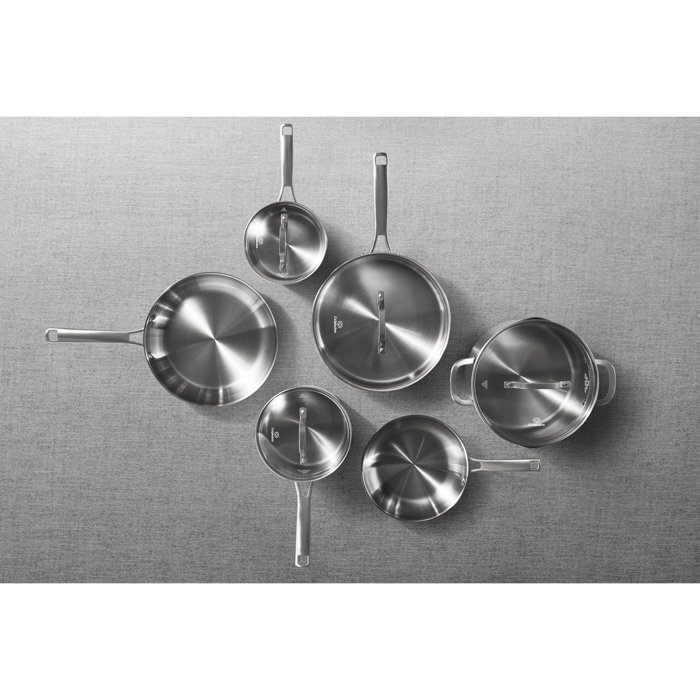 Calphalon Classic Stainless Steel 10 Piece Cookware Set & Reviews | Wayfair