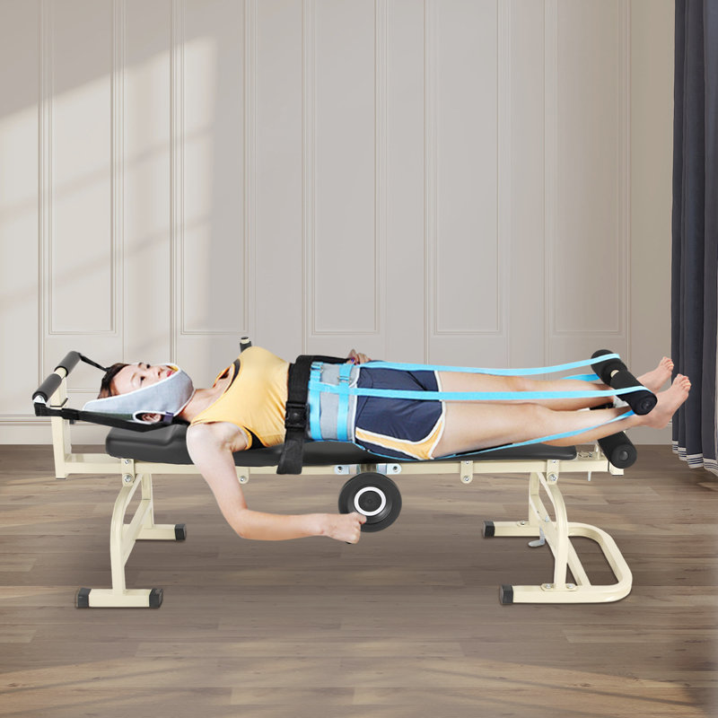 Inbox Zero 65" Therapy Massage Bed Table Cervical Spine Lumbar Traction ...