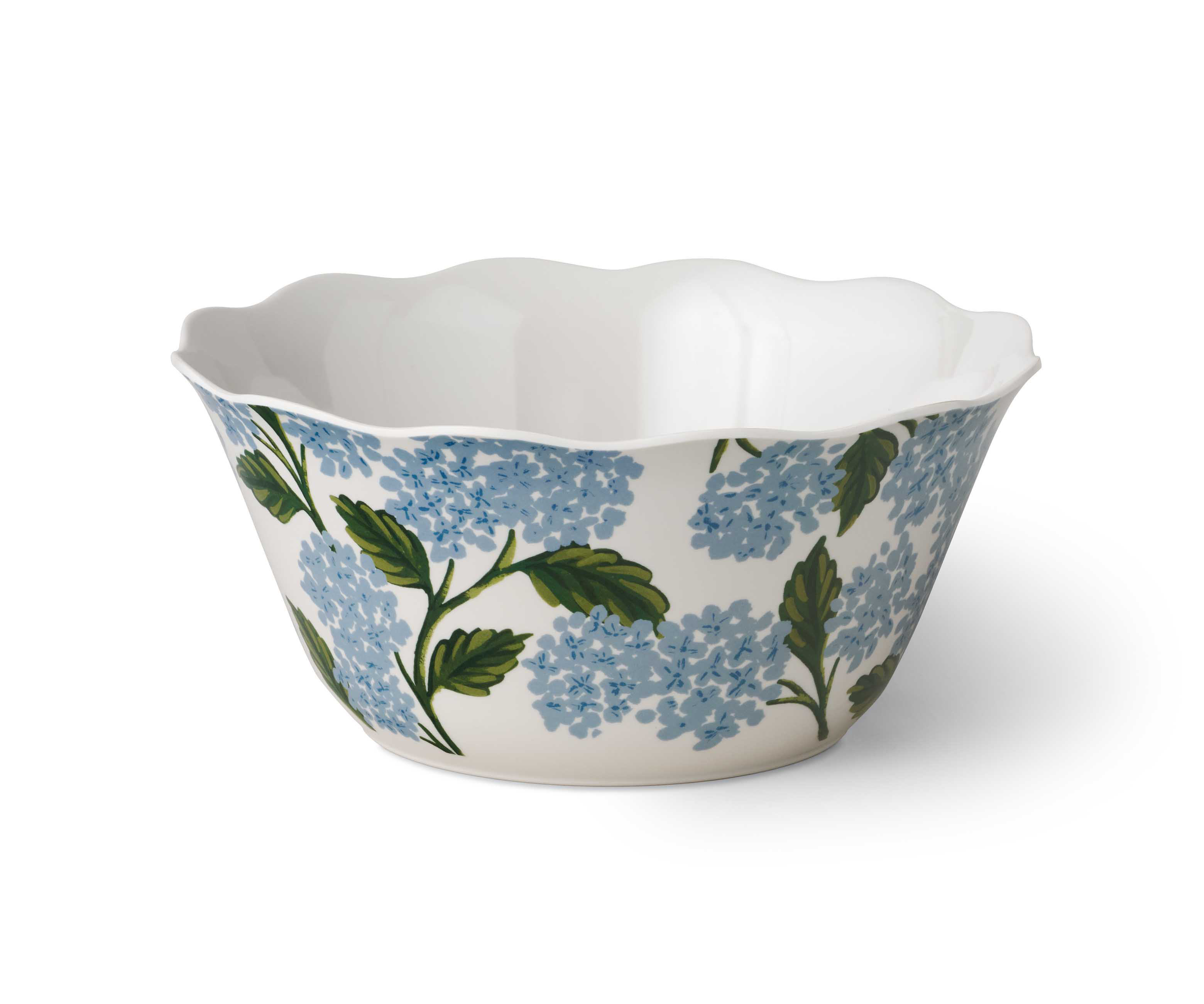 Rifle Paper Co. Hydrangea Melamine Serving Bowl | Birch Lane