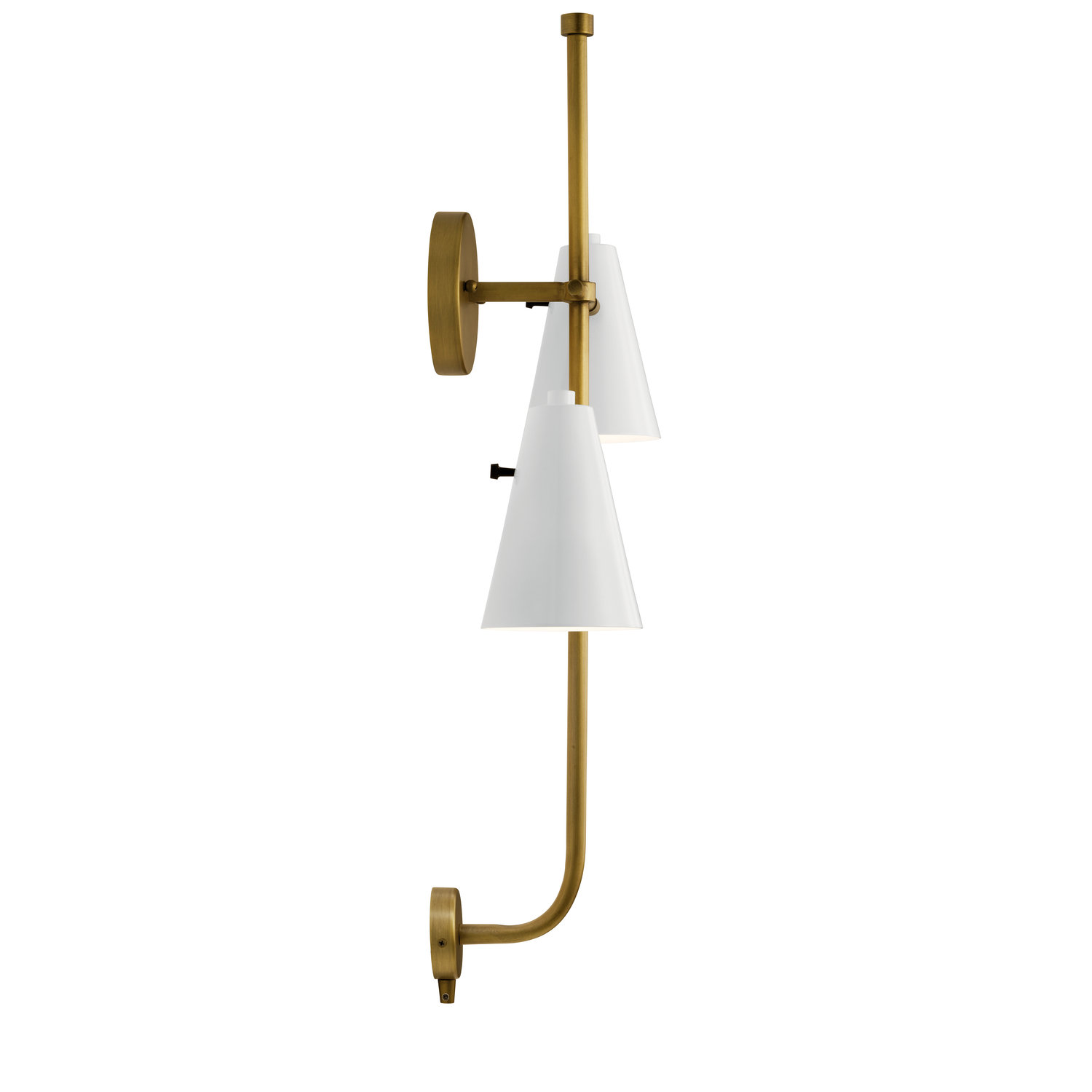 Orren Ellis Magda Steel Armed Sconce & Reviews | Wayfair