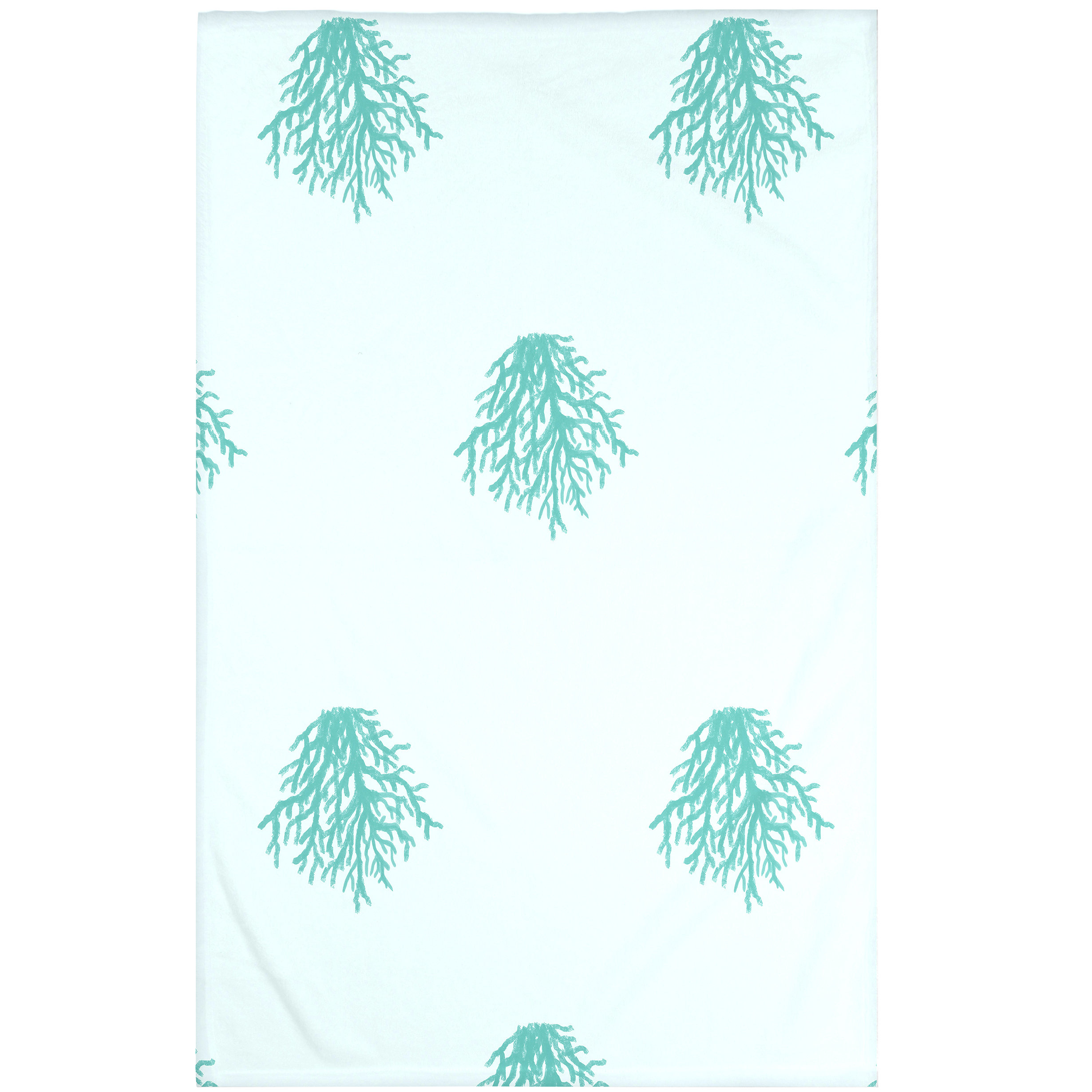 e by design Coral Corral Print Throw Blanket | Wayfair