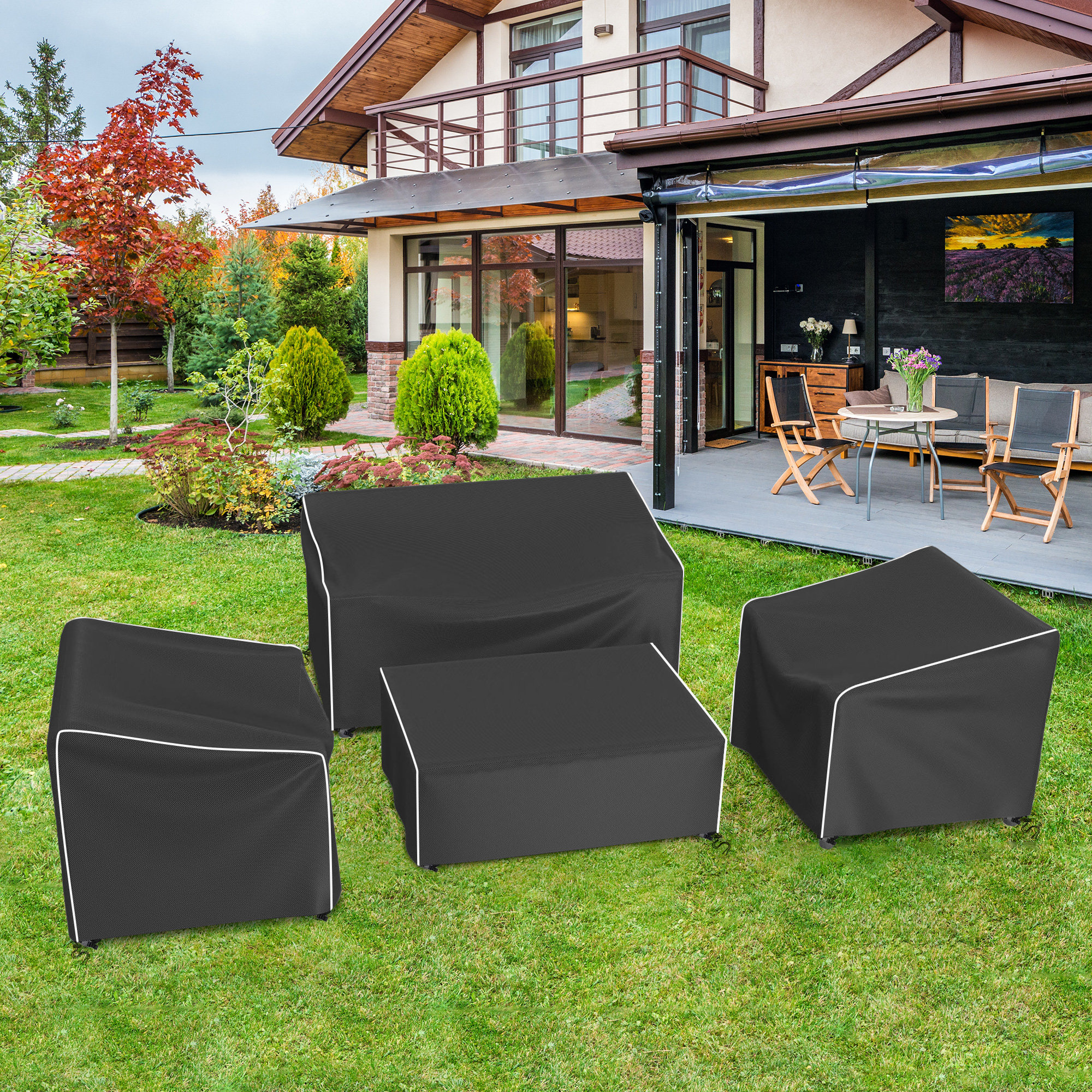 Rebrilliant Water Resistant Patio Sectional Covers - Wayfair Canada
