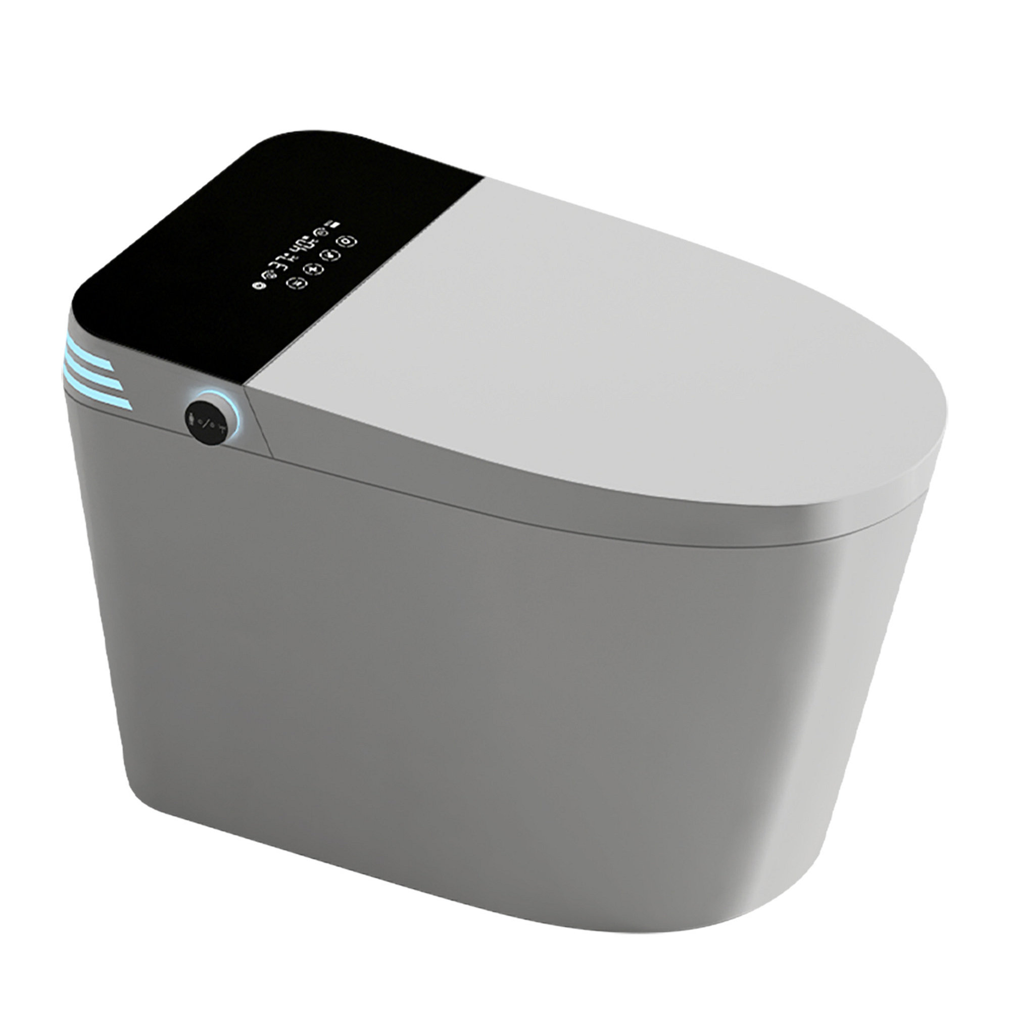 REDmintss Toilette intelligente sans réservoir avec bidet intégré ...