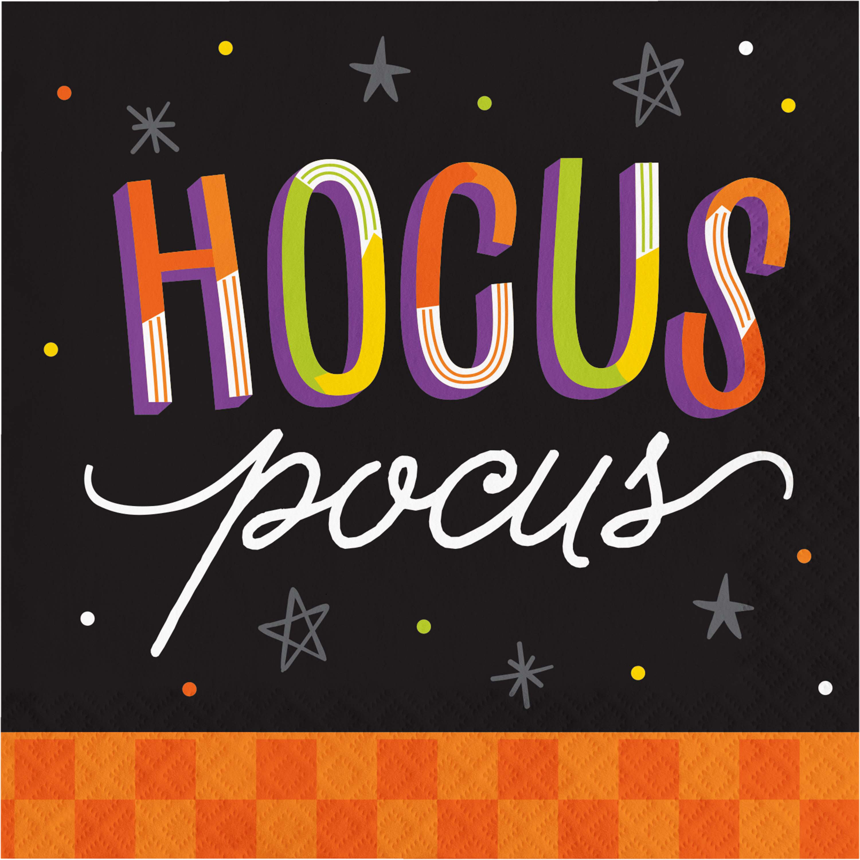 Creative Converting Retro Halloween Hocus Pocus Paper Napkins, 48 ct ...