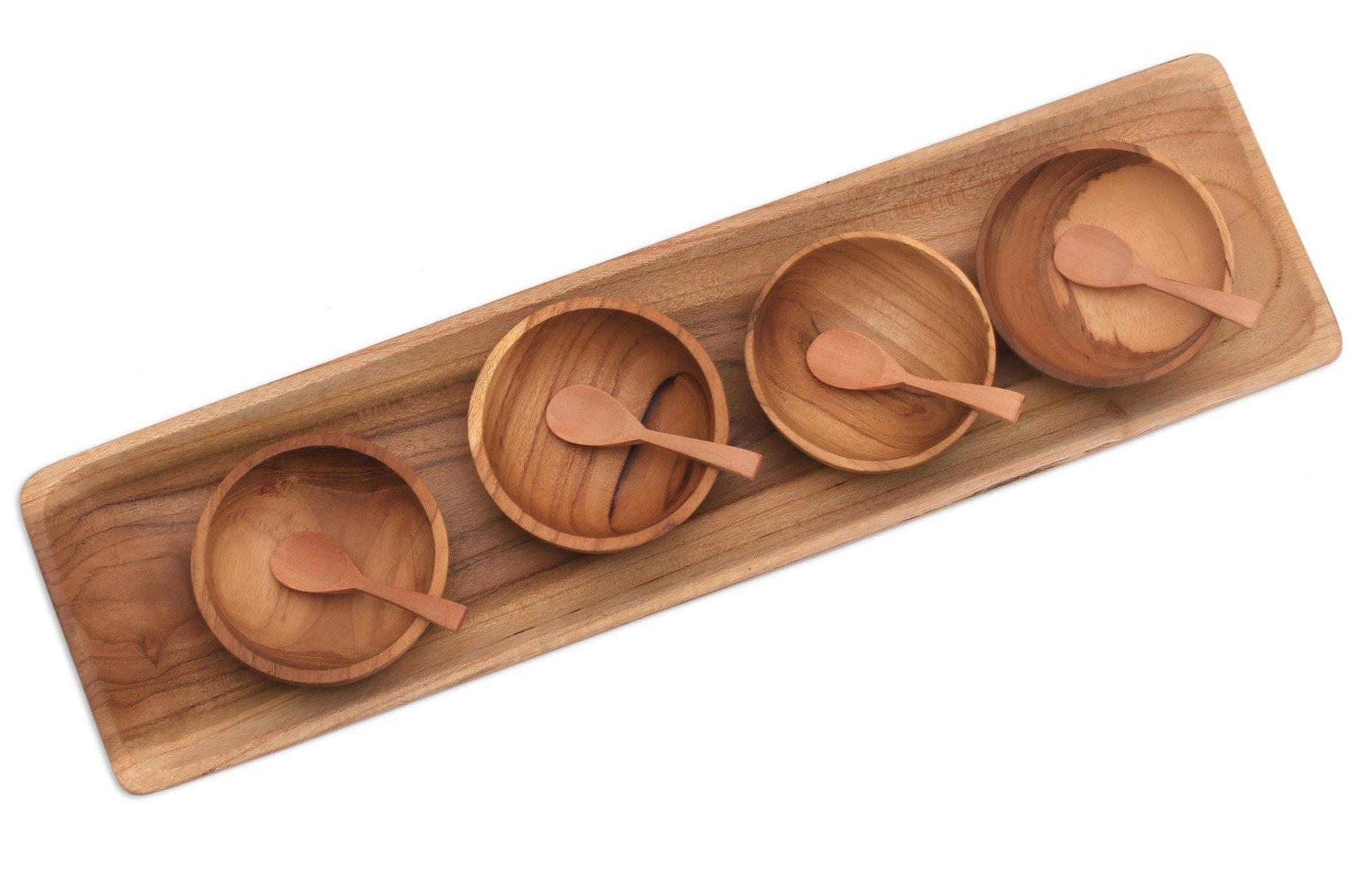 World Menagerie Belgrave Wood Condiment Server | Wayfair