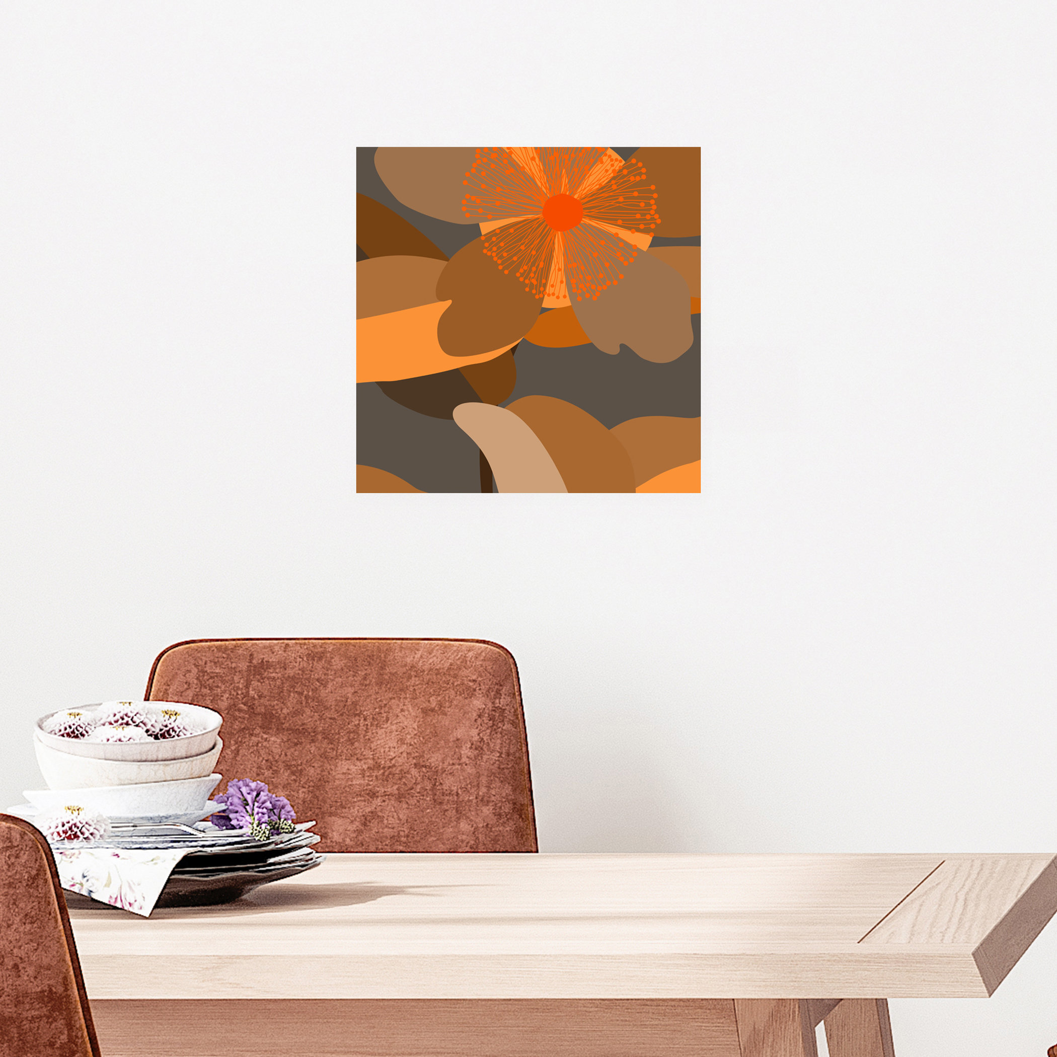 Nature Creative Modern Leaves Wall Art | Wayfair