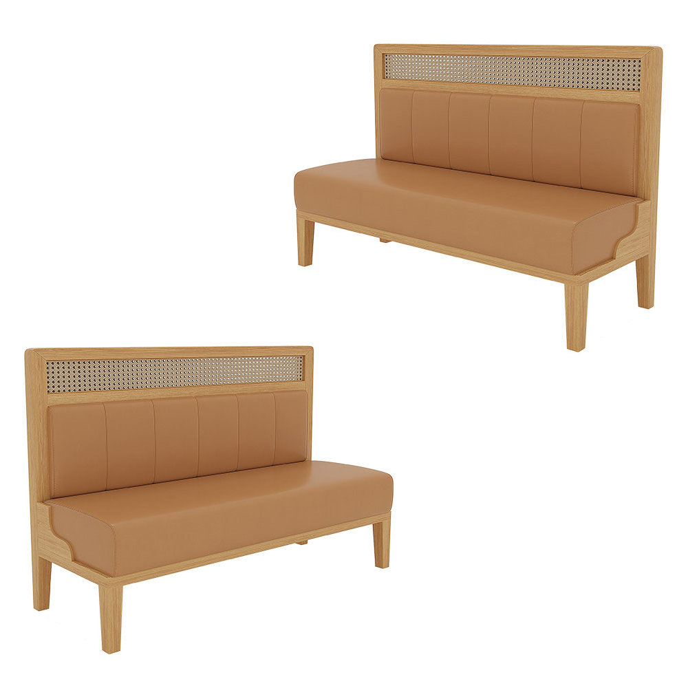 Canadian Linen Modern simple restaurant bench | Wayfair