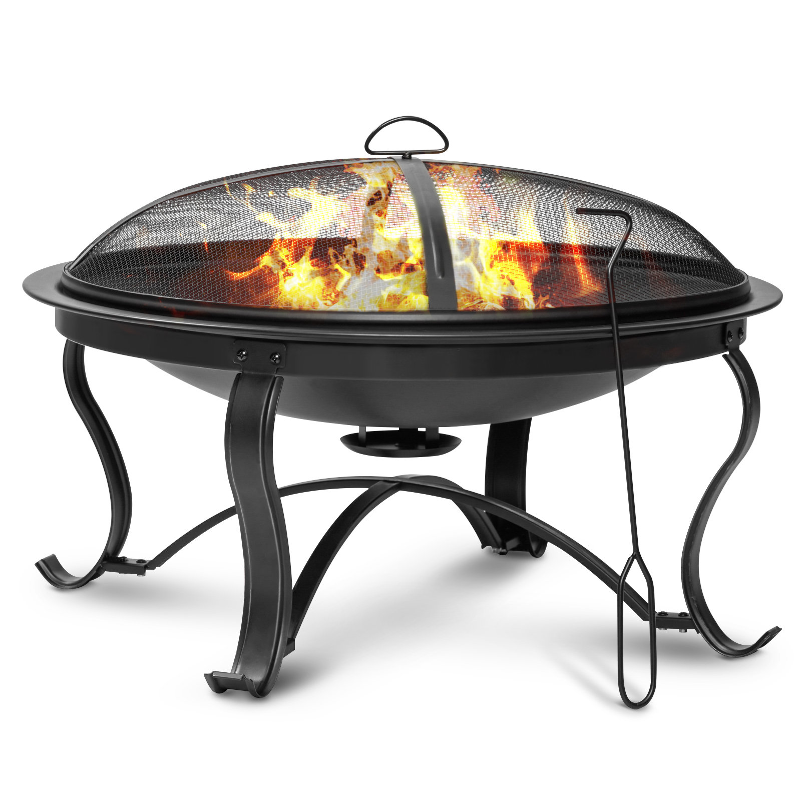 Winston Porter Katherline 30'' W x 30'' D Steel Fire Pit - Wayfair Canada