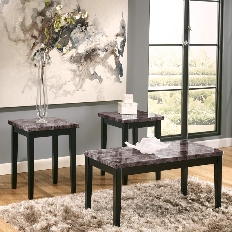 Ebern Designs Liska 3 - Piece Living Room Table Set & Reviews | Wayfair