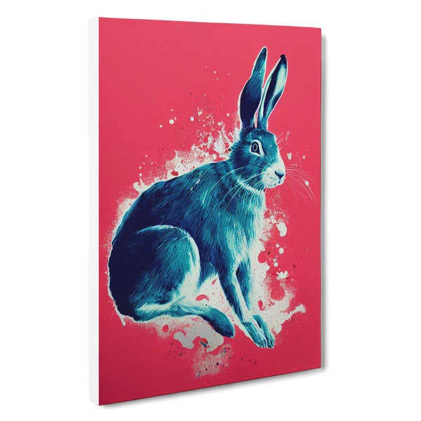 Brambly Cottage Attractive Hare - Wrapped Canvas Print | Wayfair.co.uk