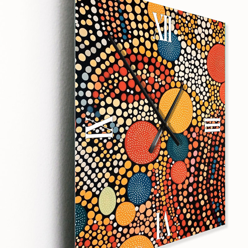 Design Art Aboriginal Circular Dot Amber Compositions II - Transitional ...