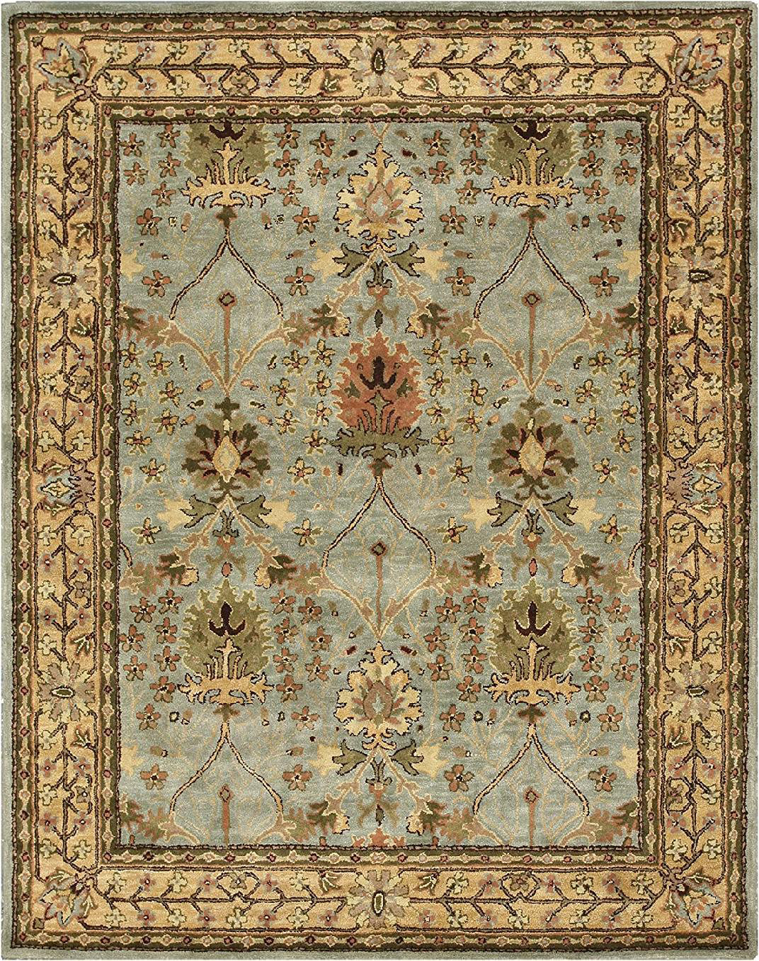 EORC Morris Stylish Hand-Tufted Traditional Geometric Indoor ...