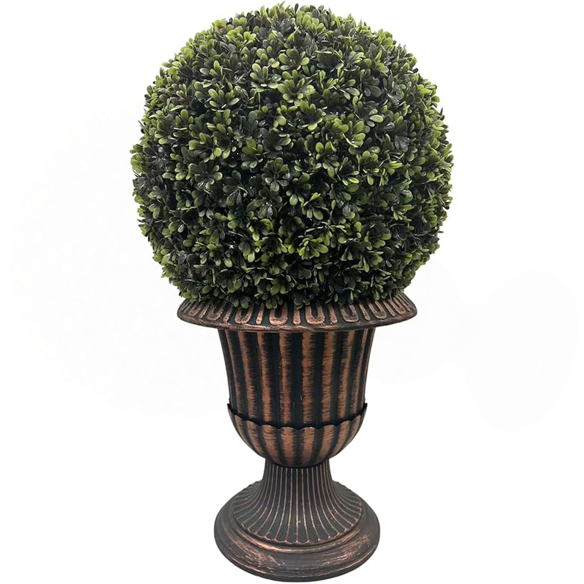 Latitude Run® Ball Topiary In Pot, Artificial Faux Plant For Indoor And ...