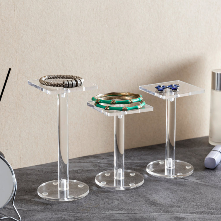 Wrought Studio 3 Piece Acrylic Jewellery Display Stand - Wayfair Canada